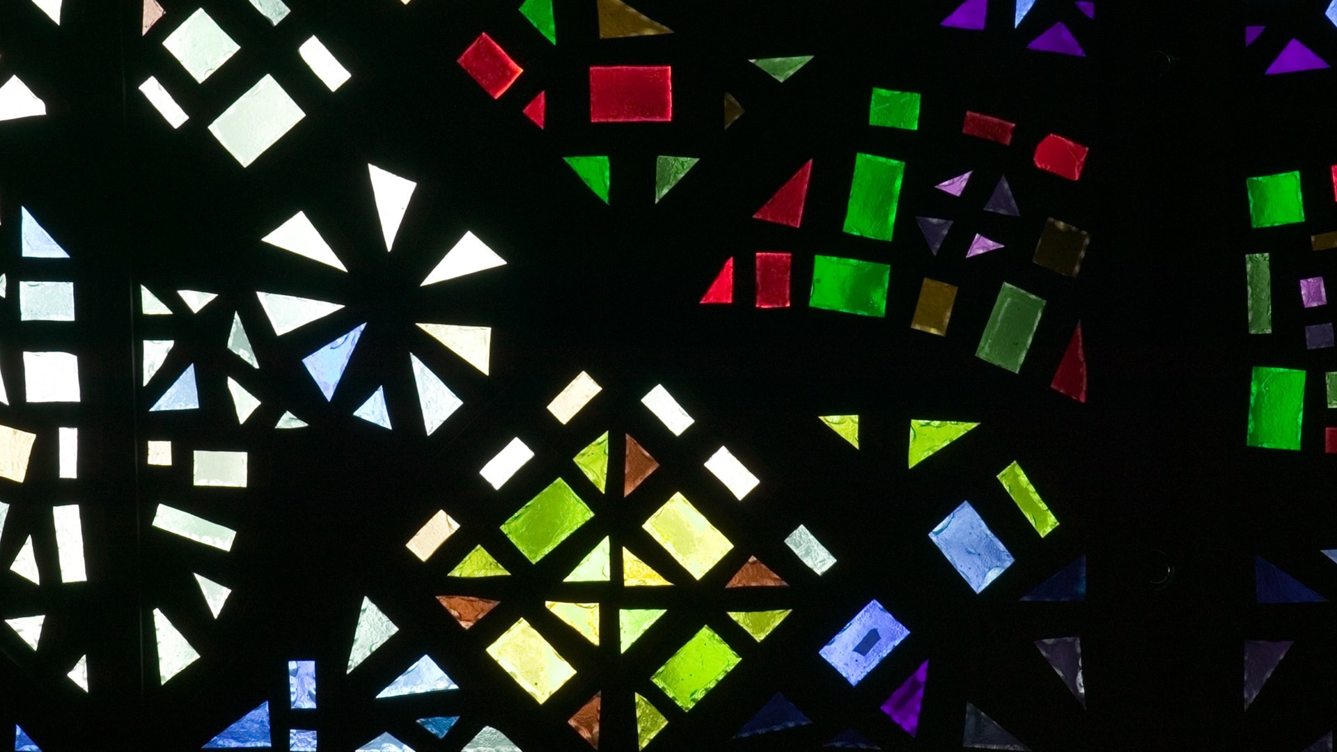 2. Stained Glass Ceiling in the Great Hall at NGV International Leonard ...