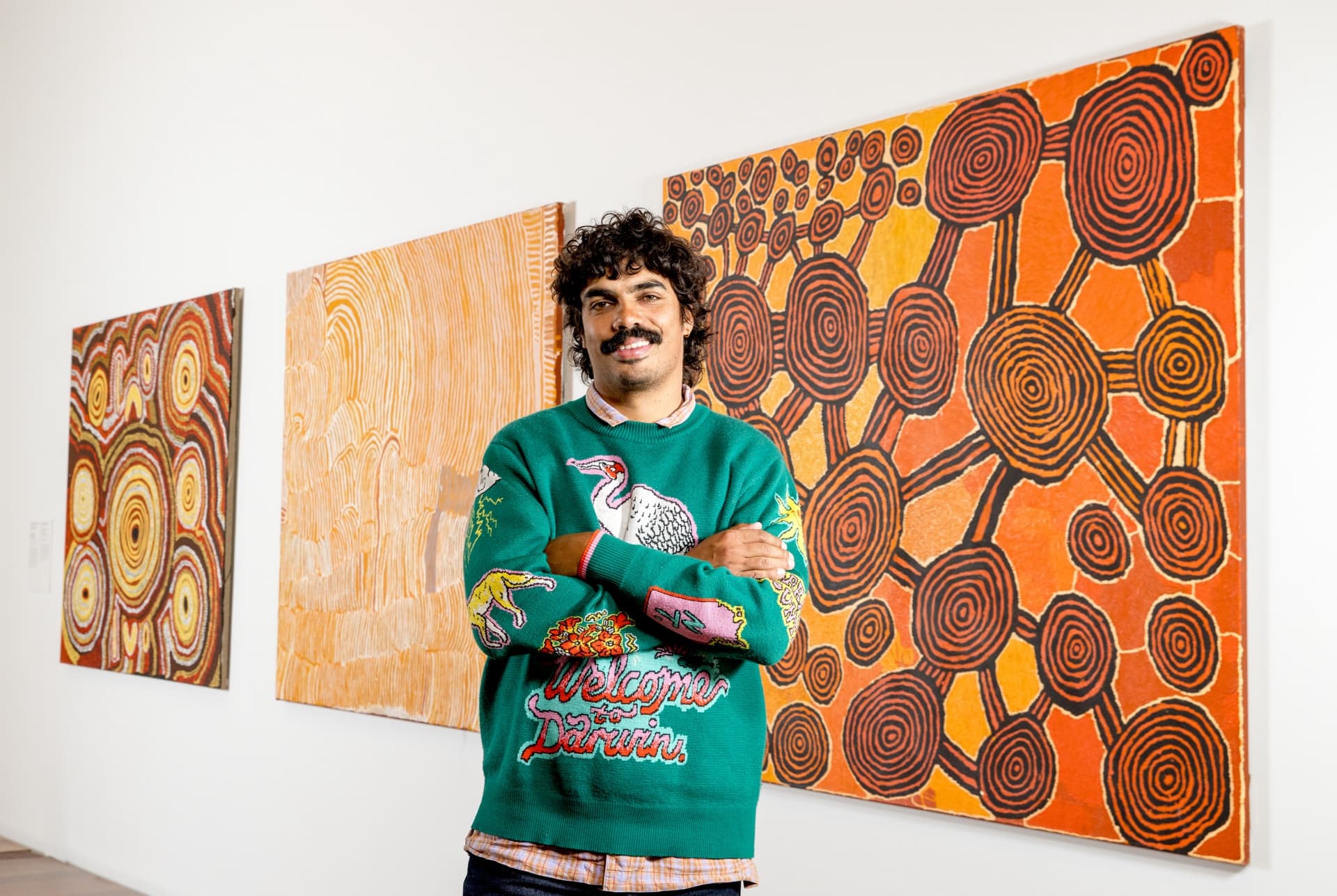 Portrait of Tony Armstrong inside Wurrdha Marra on display at The Ian ...